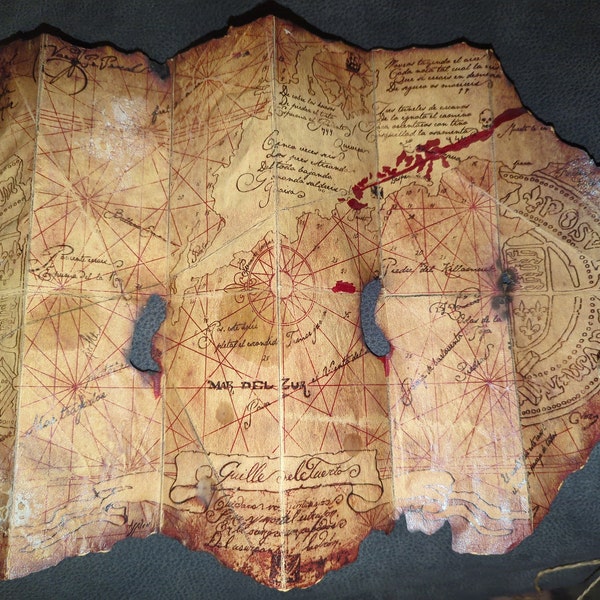 GOONIES MAP - Replica of the Goonies Map Handmade From Frames of the ...