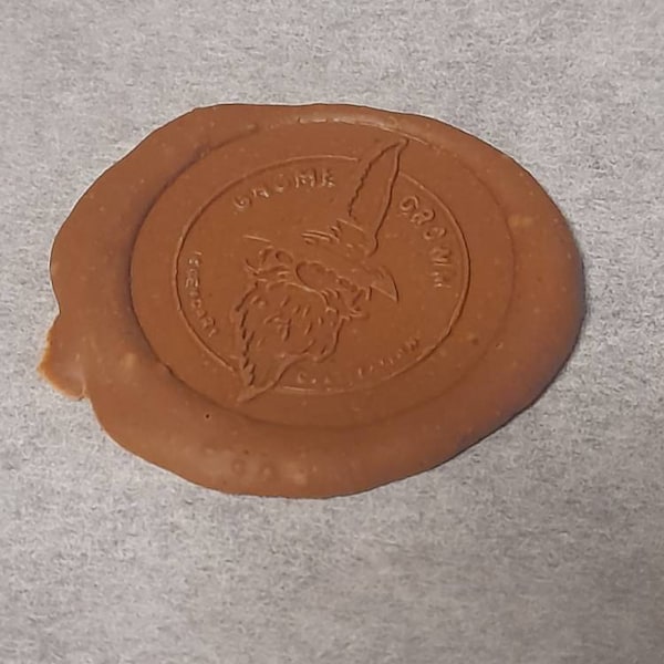 Custom Logo Chocolate Stamp: Brass Metal & Wood Handle - Etsy