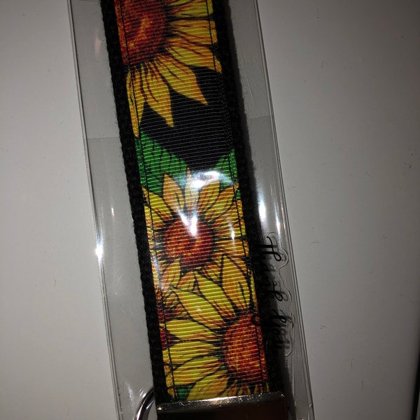 Iris Wristlet Key Fob Key Chain - READY TO SHIP - Irises - Butterfly ...