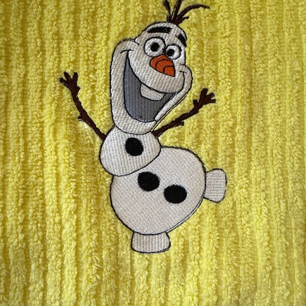 Happy Olaf Embroidery Design, 4 Sizes Embroidery Designs, Olaf ...