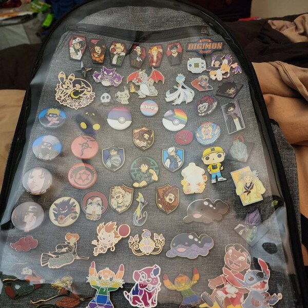The Showcase 3.0 - Ita Bag, Pin Display Bag, Clear Pocket Display ...