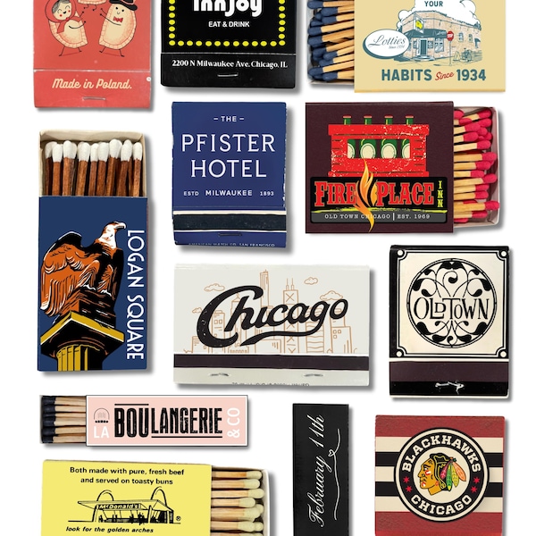 CUSTOM MATCHBOOK ART | Personalized Digital Matchbox Gift | Large ...