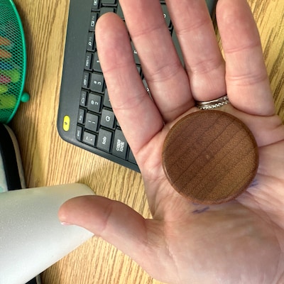 Wooden Anxiety Fidget Sensory Object Mental Health Accessory Palmstone ...