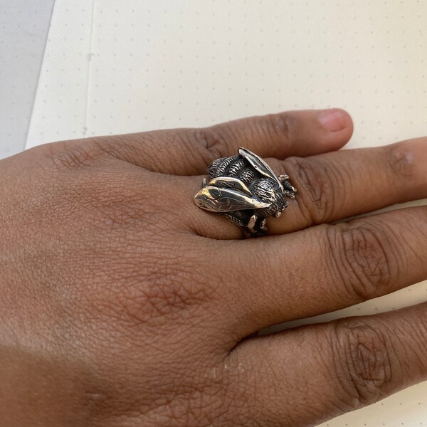 Gecko Ring - Lizard Ring - Moorish or Crocodile Gecko - Handmade Nature ...