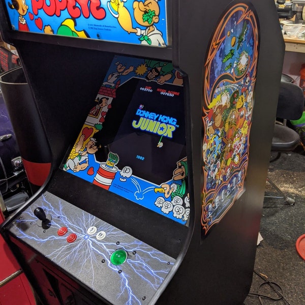 Mame Multicade Classics Side Art Arcade Cabinet Graphics Decals ...