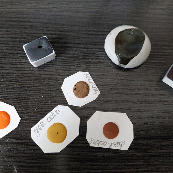 Zorn Palette,natural Colors, Handmade Watercolor, Portrait Palette ...