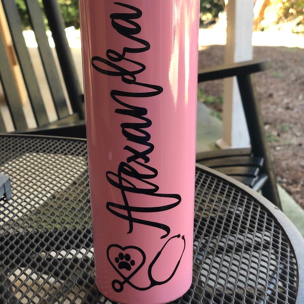 Personalized Cup for Veterinarian Vet Tech Gift Insulated Tumbler ...