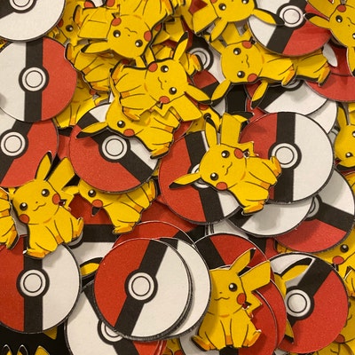 Pokemon Confetti Pokemon Birthday Table Decor - Etsy