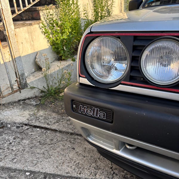 VW Golf MK1 MK2 Front Bumper VW Blinker Cover Grid Mesh - Etsy