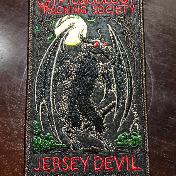 Jersey Devil Patch - Cryptozoology Tracking Society - Etsy