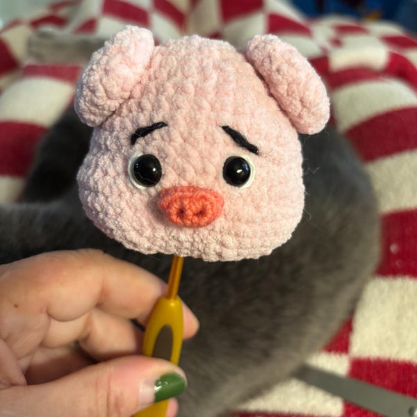 Pig Crochet Pattern, Amigurumi Valentines Crochet Pattern Piglet ...