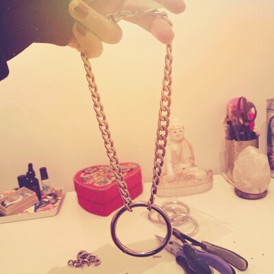 Steel Metal O-rings Welded Metal Loops Round Formed Rings Silver Color ...