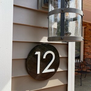 House numbers sign horizontal address Number Plaque | Etsy