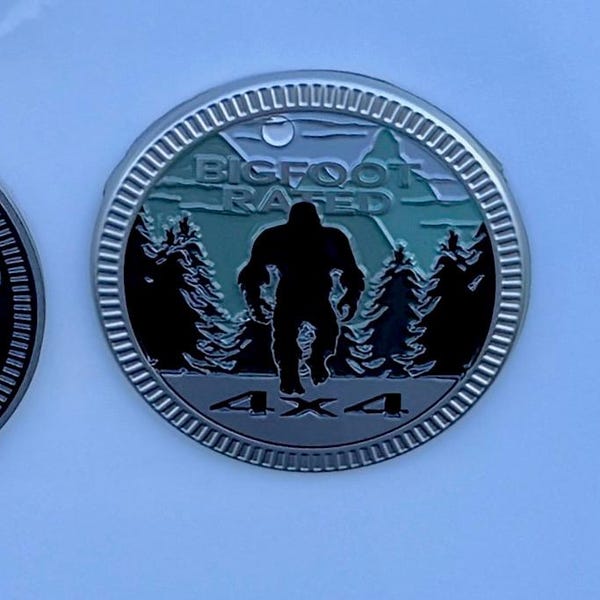 Bigfoot Rated | Metal Badge - Etsy