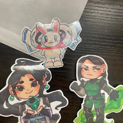 Valo Initiator Sticker Set Chibi Matte Vinyl Stickers Gaming - Etsy