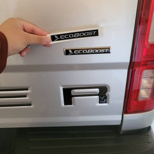 Gel Coated (domed) FORD ECOBEAST Emblem Overlays Ecoboost Eco Boost ...
