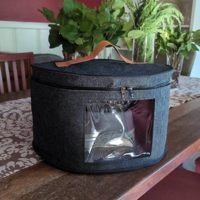 Hat Boxes for Women Storage & Men Hat Box Hat Storage Box Large Hat Box ...