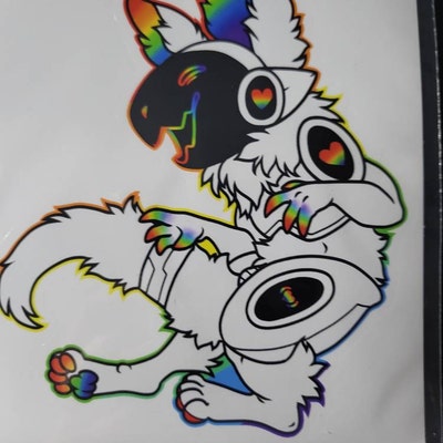 All Colors Protogen Sticker Sheet - Etsy