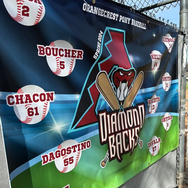 Baseball Banner! Baseball Team Banner Custom Photo Banners TOO ...