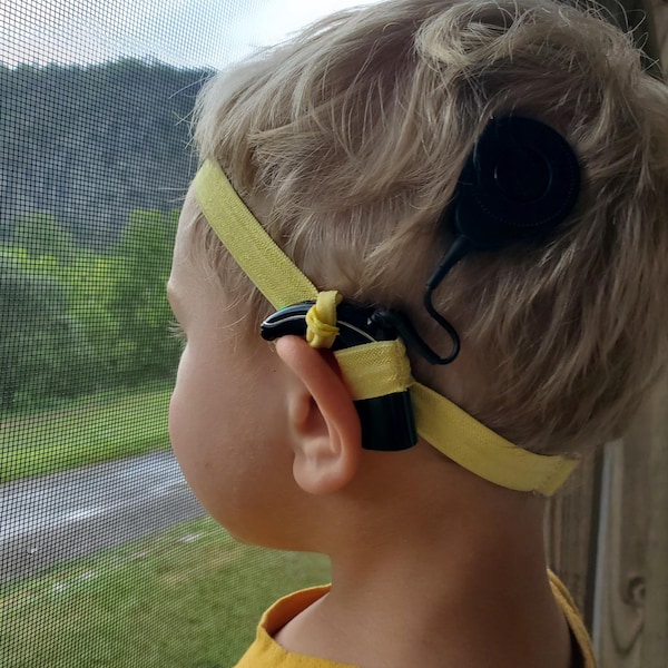 SOLID COLOR Bilateral Cochlear Implant Headbands - Etsy