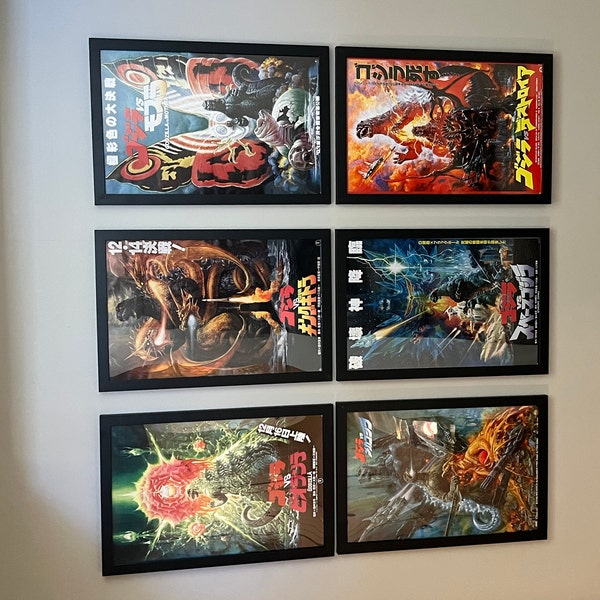 GODZILLA Vs SUPER GODZILLA Movie Poster Gojira Mecha Japanese - Etsy
