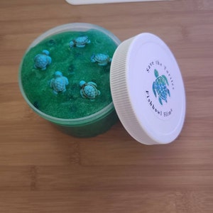 Fishbowl Slime, Save the Turtles, Scented Slime, Clear W/turtle Charms ...
