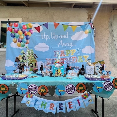 Pixar's up Themed Custom Invitation digital File - Etsy Australia