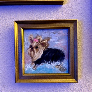 Bunny Rabbit Art little Pumpkin Picker Original Oil Painting by Tina ...