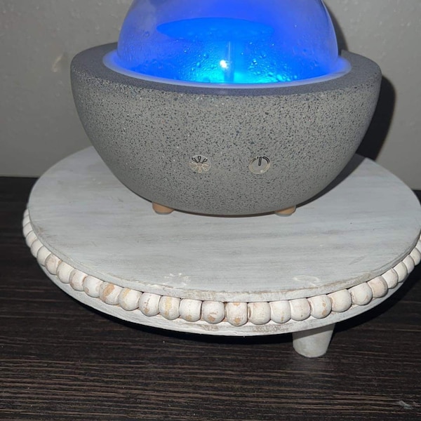 Black Ash Luna | Glass Dome & Speckled Concrete Diffuser | Essential ...