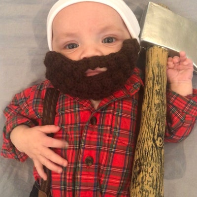 Pretend Beard for Kidsfake Beardkids Beardfather's Day - Etsy