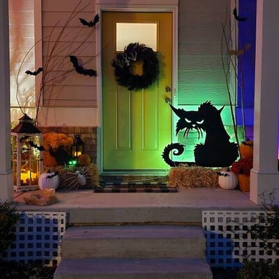 3ft Scary Black Cat Template When Made. Printable Trace and Cut ...