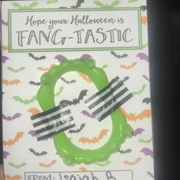 Printable Fang-tastic Halloween Card. Halloween Vampire Fang Cards ...