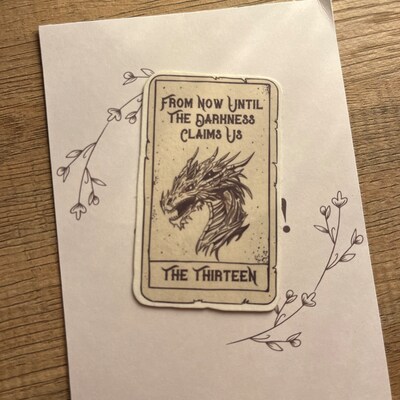 ACOTAR Suriel Tea Co Officially Licensed Sticker, SJM Merch, the Night ...