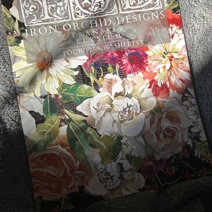 IOD Décor Ink Black by Iron Orchid Designs - Etsy