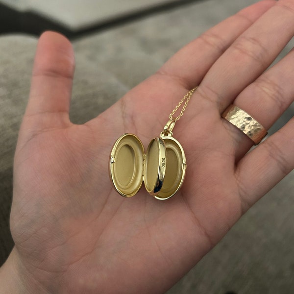 Gold Locket Necklace 4 Photo Locket Antique Style Heirloom Jewelry ...