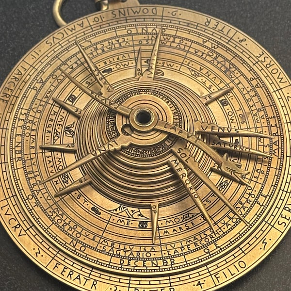 Renaissance Universal Sundial, Replica Of, Birthday Gift for Him, Gifts ...