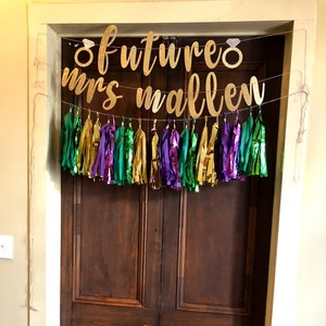 FUTURE MRS BANNER, Wedding Banners, Custom Banners, Bridal Shower ...