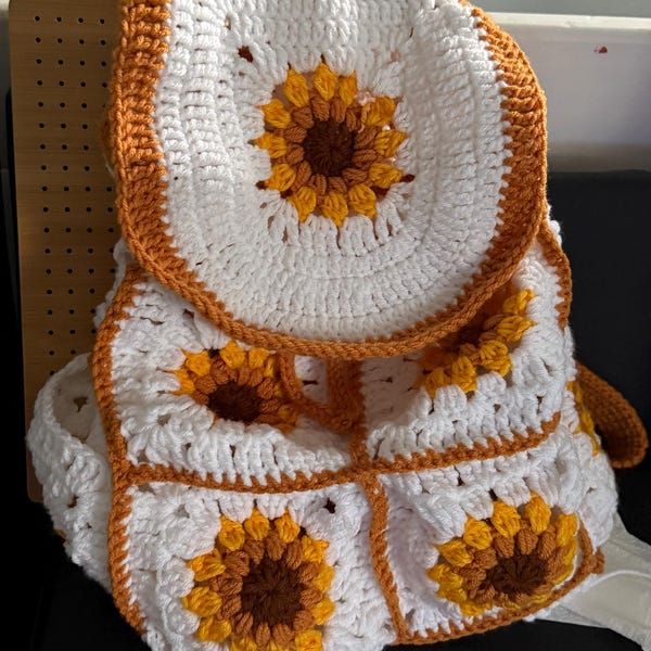 MINI Sunflower Backpack PDF Pattern! With Adjustable AND Removeable ...