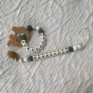 BABY TOY RING Custom Silicone Ring With Name Baby Shower - Etsy