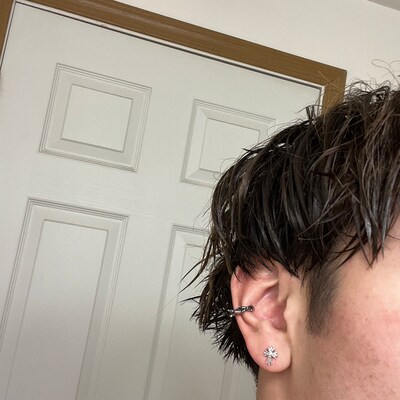 Thorns Ear Cuff, Gothic Ear Cuff, Stainless Steel Cuff, Gothic Jewelry ...