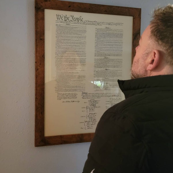 United States Constitution Framed 32x26 Wall Decor - Etsy