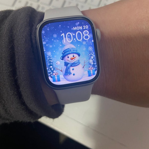 Christmas Santa Apple Watch Wallpaper, Cute Santa Claus Christmas Watch ...