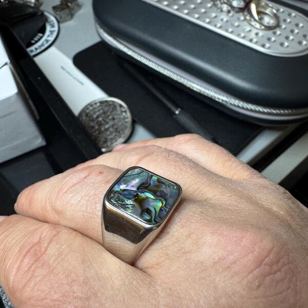 Garnet Gemstone Titanium Ring, Gothic Celtic Stainless Steel Ring ...