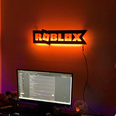 Roblox Gaming LED Sign, Video Game Art, Game Room Décor, Mancave, Kids ...