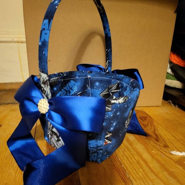 Gothic Wedding Black Lace-up Skull Flower Basket, Goth Wedding ...