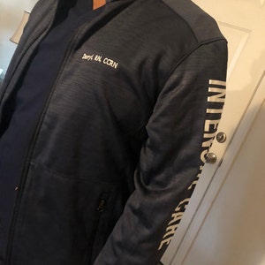 ICU Intensive Care Unit Jacket Nurse Jacket Embroidered Jacket ...