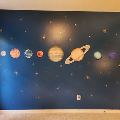 Sun & Planets Wall Stickers Set, Solar System Kids Room Decor or ...