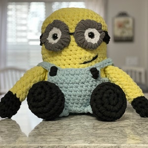 STUART Minion Crochet Pattern Pdf Giant Plush AMIGURUMI / - Etsy
