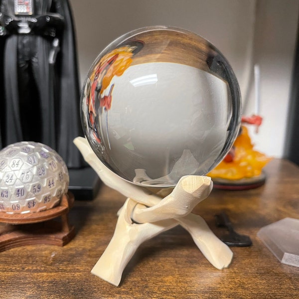 Wood Sphere Stand, Natural, 4 Sizes - Etsy