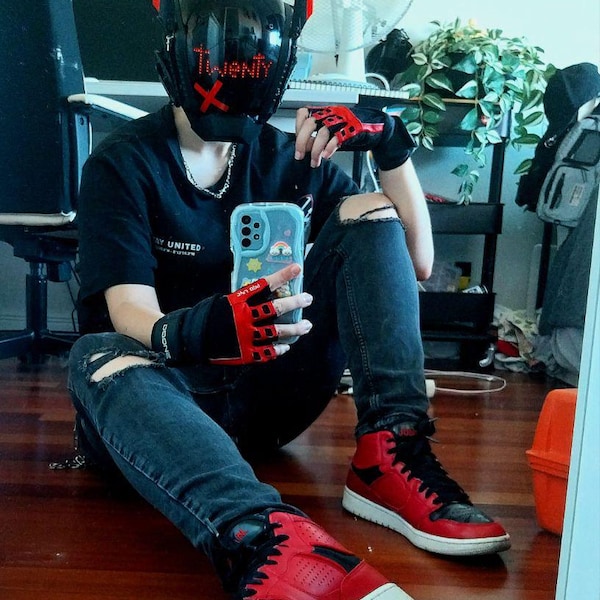 Cyberpunk Mask cyberpunk Chaser Mask Carnival Mask Cyberpunk Helmet ...
